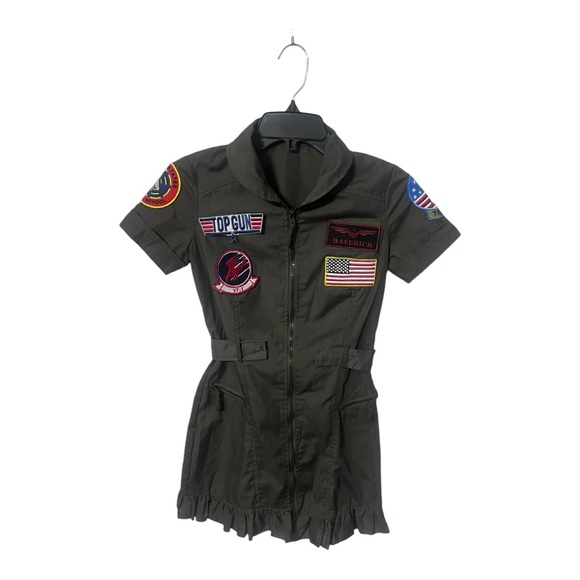 Leg Avenue | Dresses | Vintageretro Top Gun Dress Costume | Poshmark